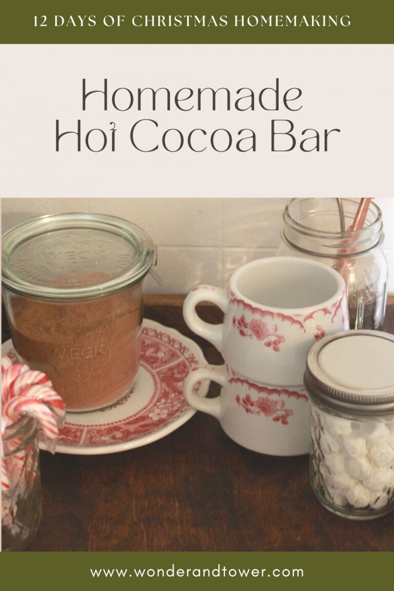 Homemade Hot Cocoa Bar + Hot Chocolate Recipe