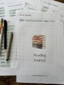 Printable Reading Journal for Book Lovers | Free Download