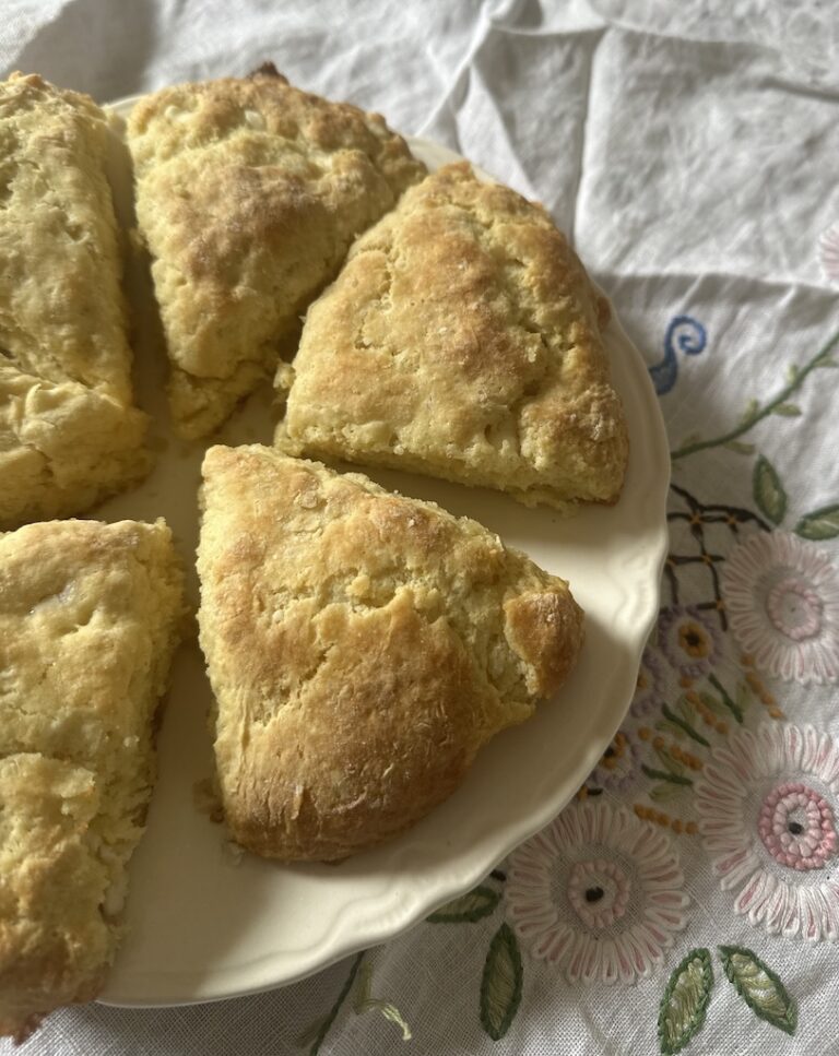 White Chocolate Sourdough Discard Scone Recipe