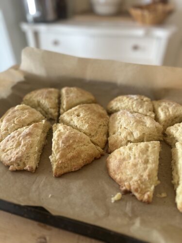 White Chocolate Sourdough Discard Scone Recipe