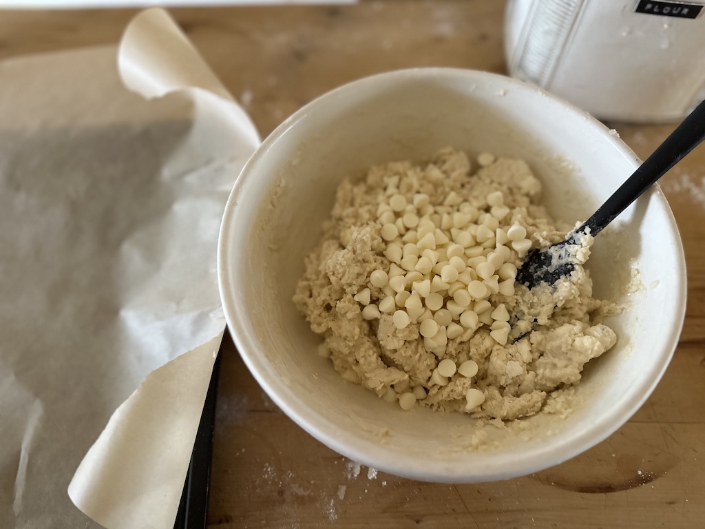 White Chocolate Sourdough Discard Scone Recipe