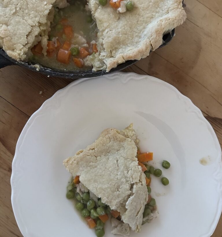 Cast Iron Chicken Pot Pie | Easy Skillet Recipe